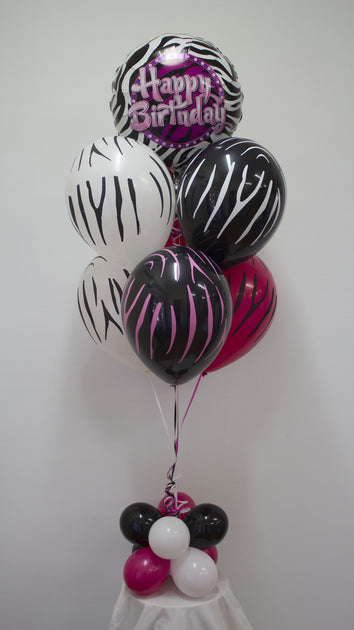 Table Top Bouquet - Zebra – Balloon Saloon